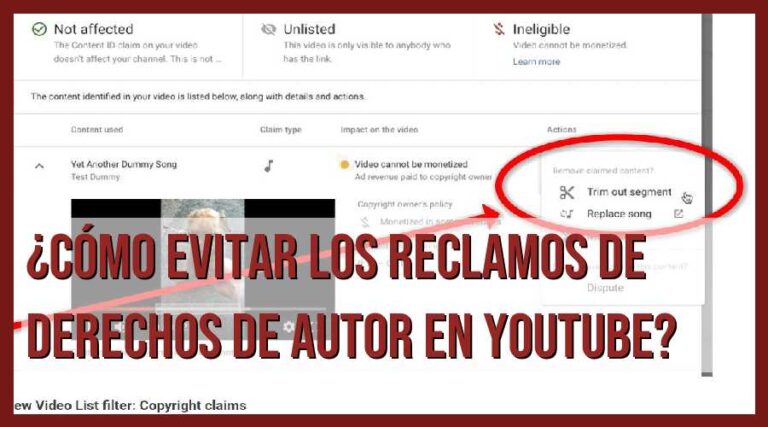 Evita reclamos de derechos de autor en YouTube: Guía completa